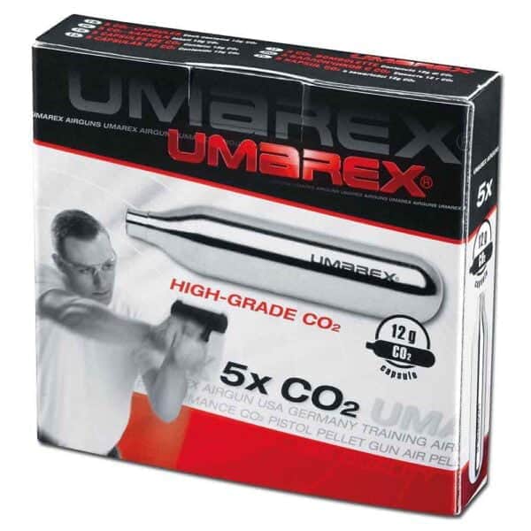 Umarex 12g CO2 Cartridge (Pack Of 5) - Wellshot Sports Innovations