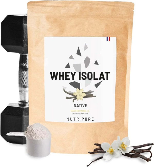 La Whey Isolate arôme Vanille de Nutripure