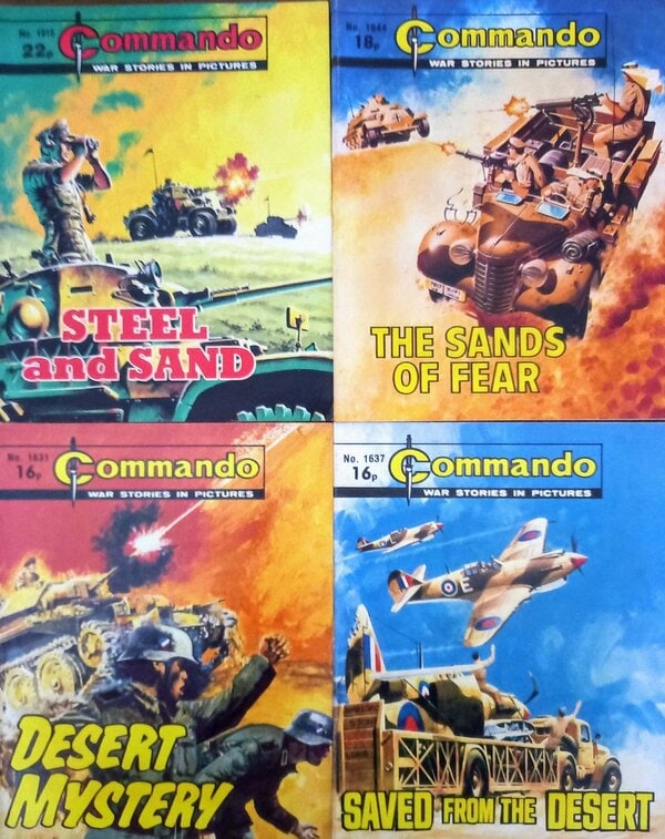 Commando Comics Bundle (Desert Warfare) - LetsGoCommando