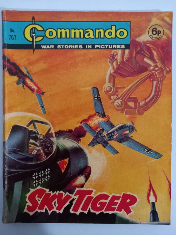 Commando Comic No. 767 - Sky Tiger - LetsGoCommando