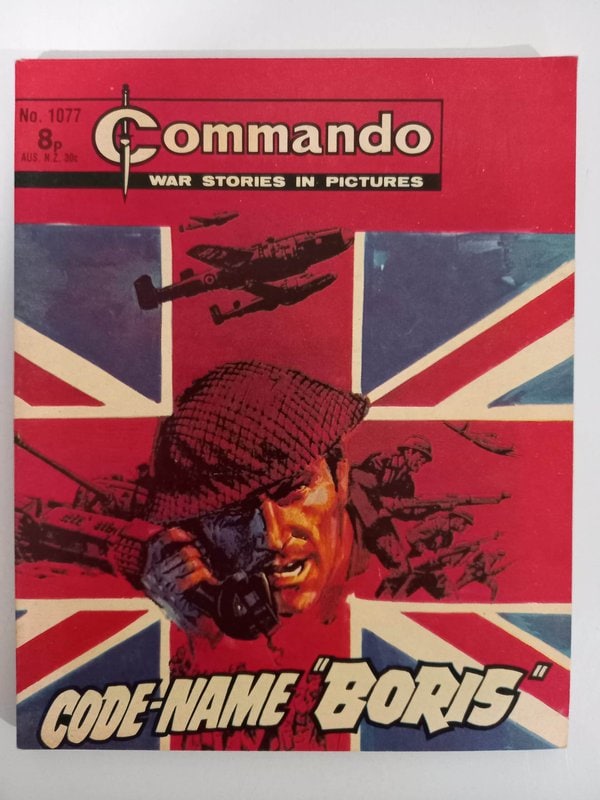 Commando Comic No. 1077 - Code-Name Boris - LetsGoCommando