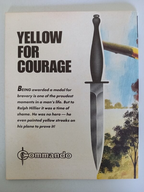 Commando Comic No. 2131 - Yellow For Courage - LetsGoCommando
