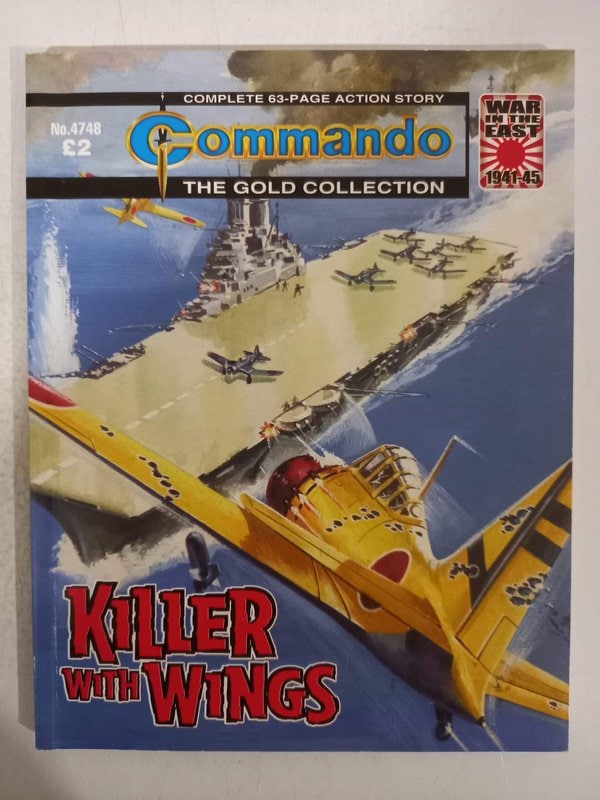 Commando Comic No. 4748 - Killer With Wings - LetsGoCommando