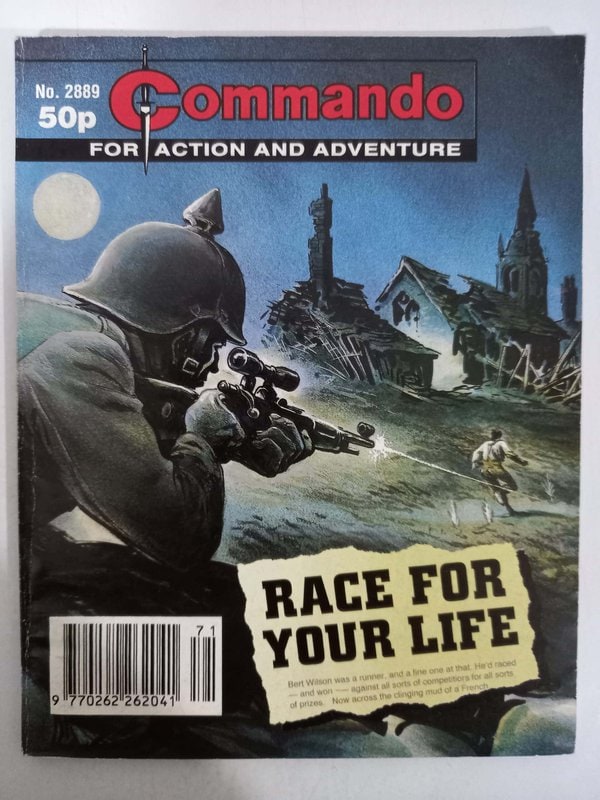 Commando Comic No. 2889 - Race For Your Life - LetsGoCommando