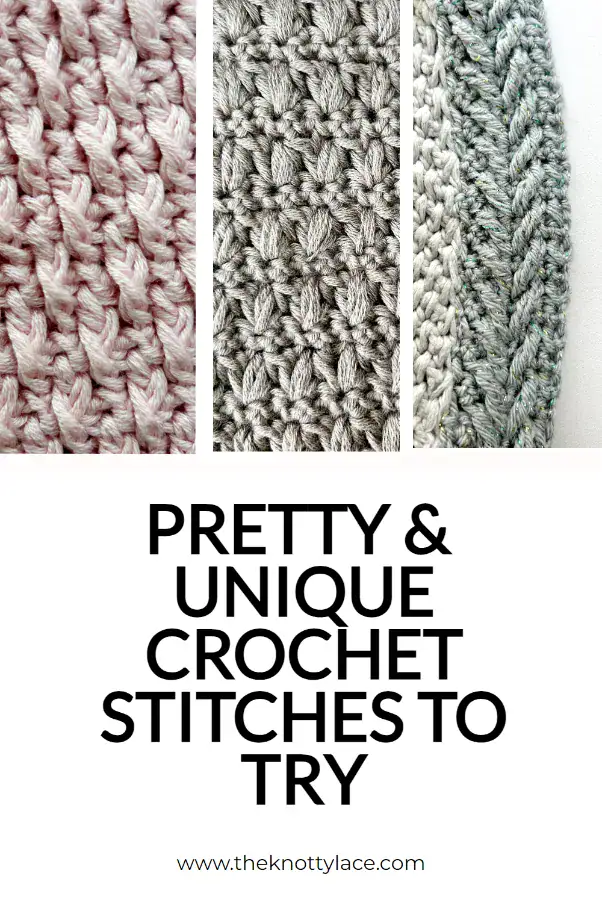 Pretty And Unique Free Crochet Stitches To Try