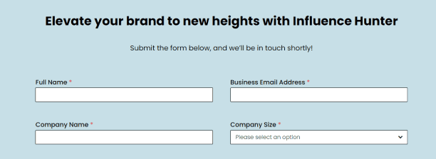 Influence Hunter Website | Case Study | ThrillX