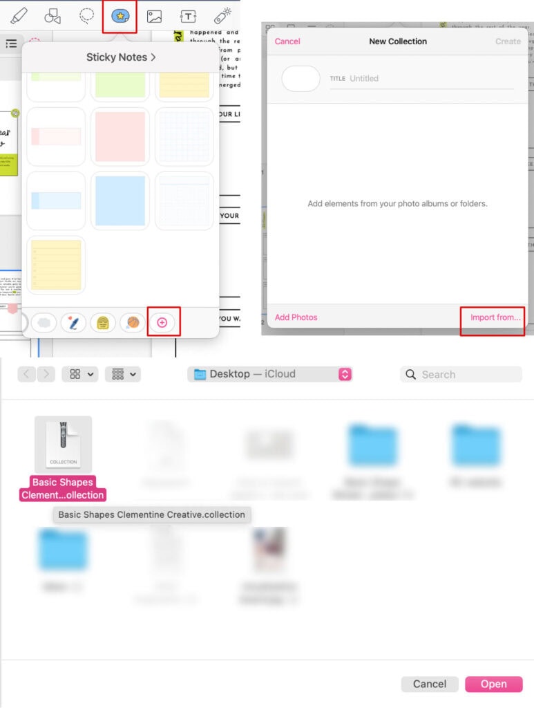 How To Use Digital Planner Stickers In GoodNotes 5 - Clementine Creative