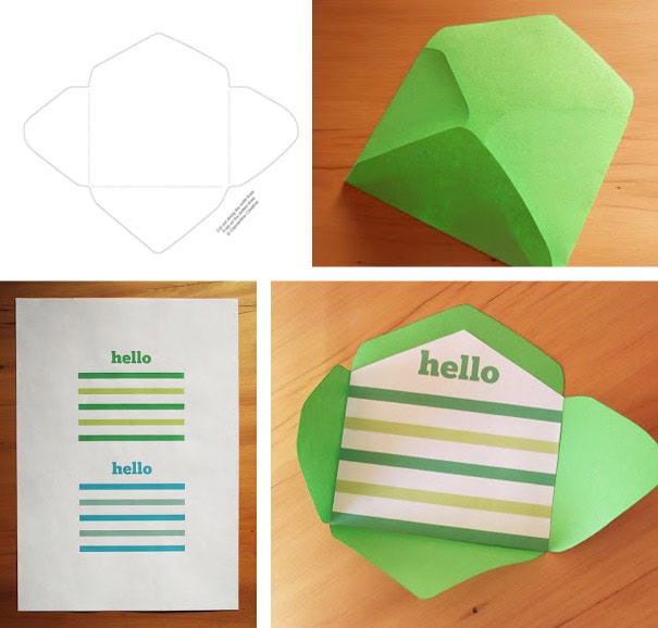 Free Printable Mini Envelope Templates - FREE Templates