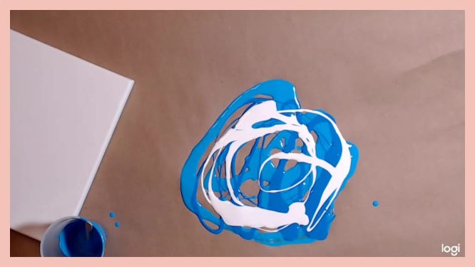 Acrylic Pouring Dip Painting Method Tutorial - Homebody Hall
