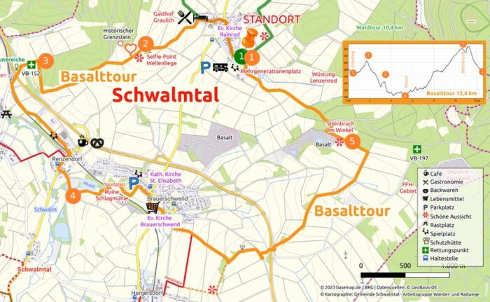 Die orange Basalttour - Gemeinde Schwalmtal | Hessen