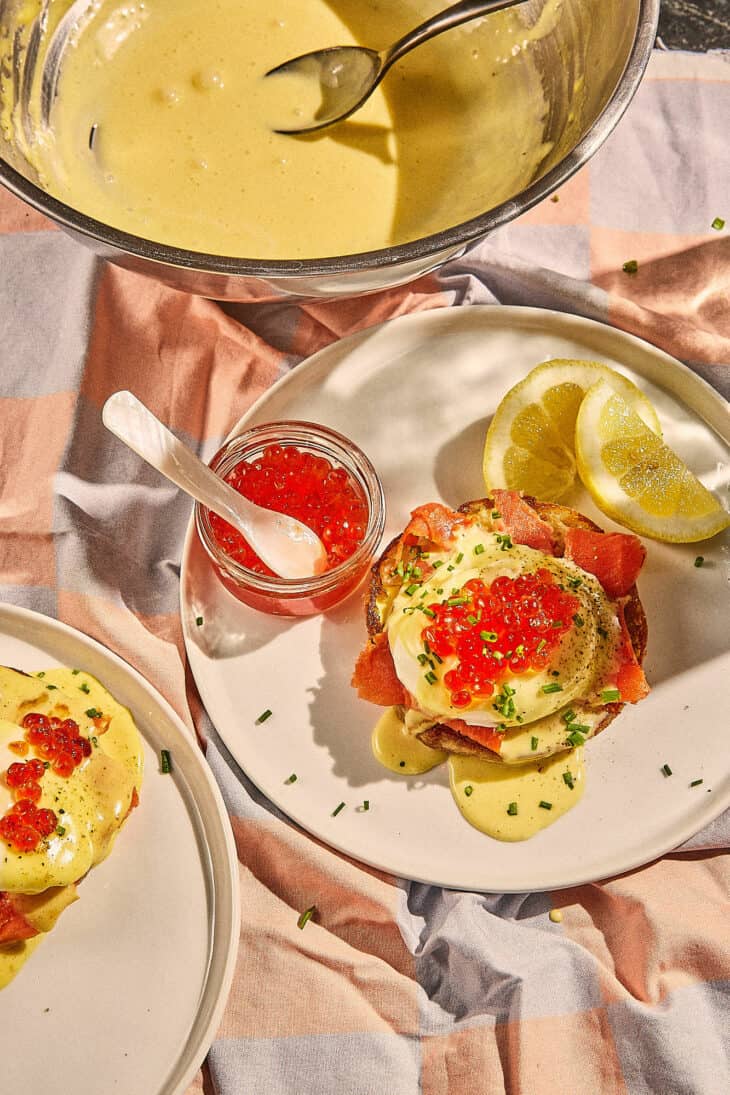 Eggs Benedict with Smoked Salmon & Hollandaise (Easy Recipe)