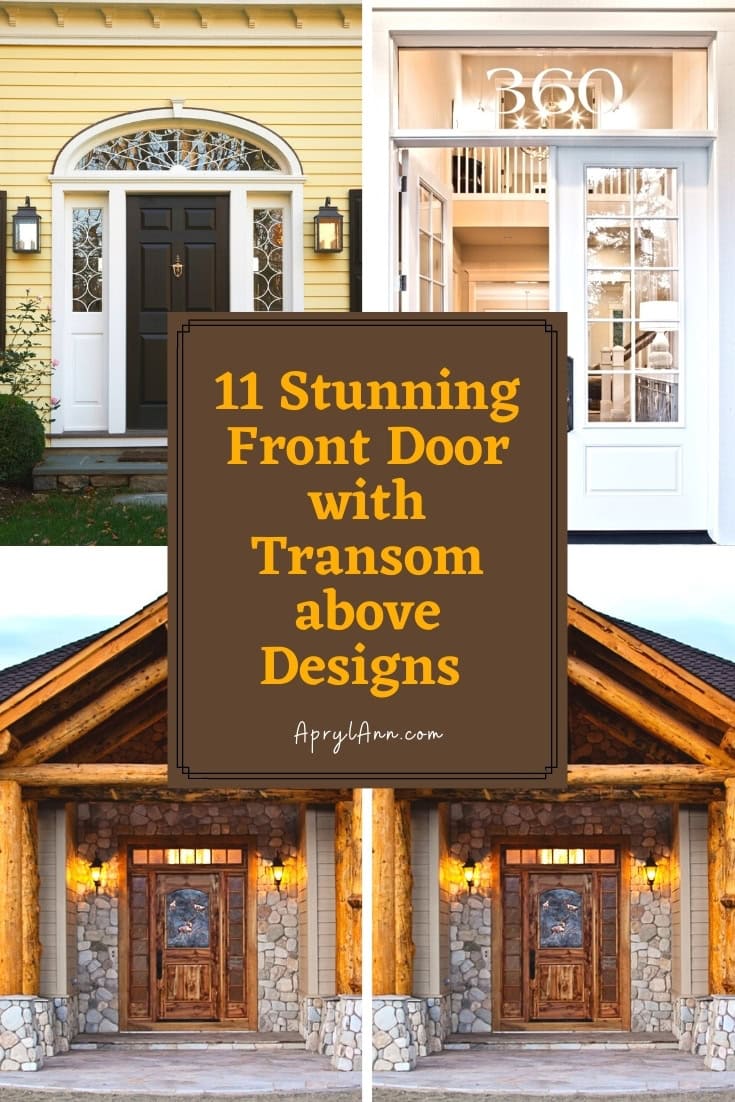 11 Stunning Front Door with Transom above Designs to Get Inspired ...