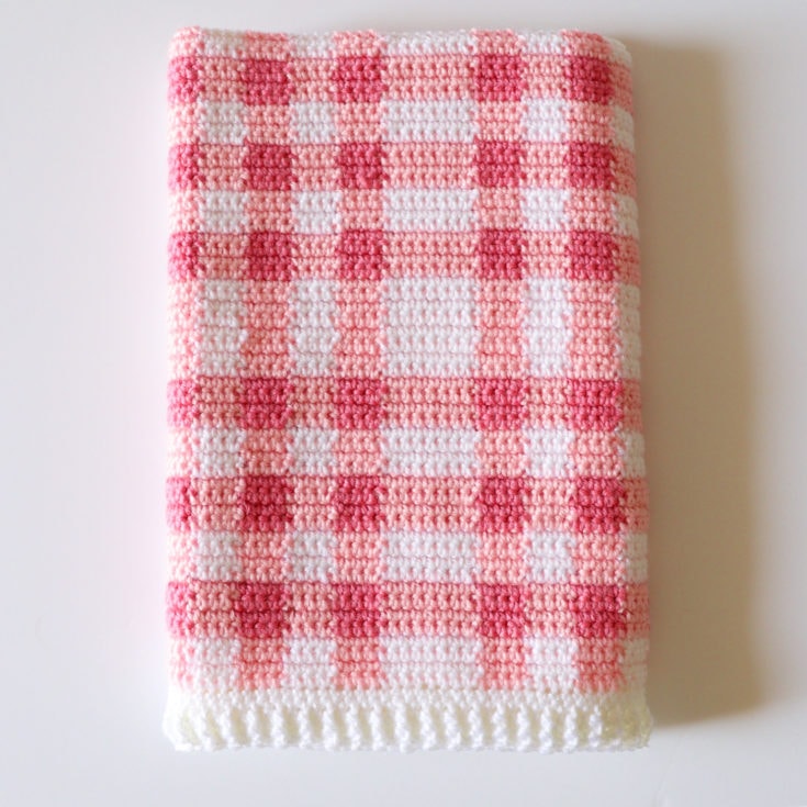 20 Crochet Gingham Blanket Patterns - Daisy Farm Crafts
