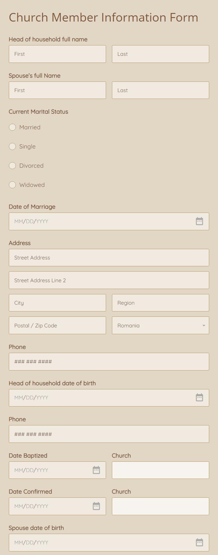 Free Membership Application Form Templates | 123FormBuilder