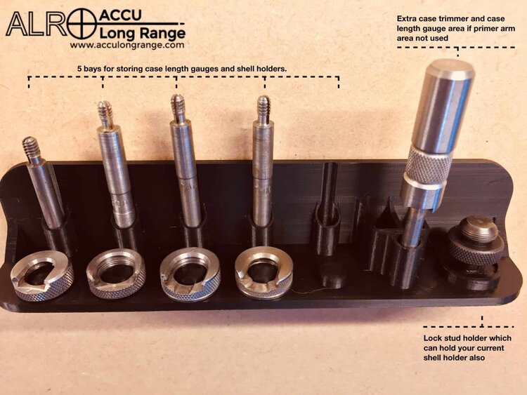 Lee case trimming equipment Wall Organiser - ACCU Long Range