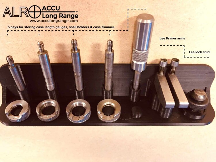 Lee case trimming equipment Wall Organiser - ACCU Long Range