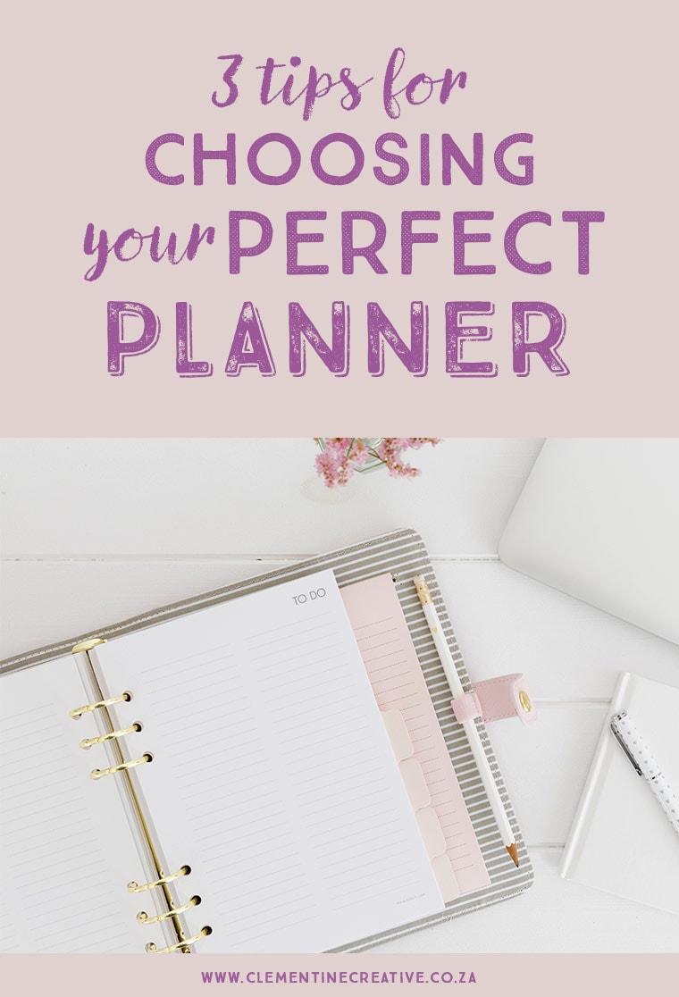 3 Tips to Choose a Paper Planner that's Perfect for You - Clementine ...