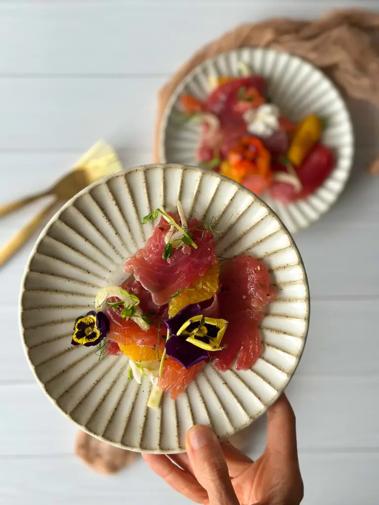 tuna plating ideas