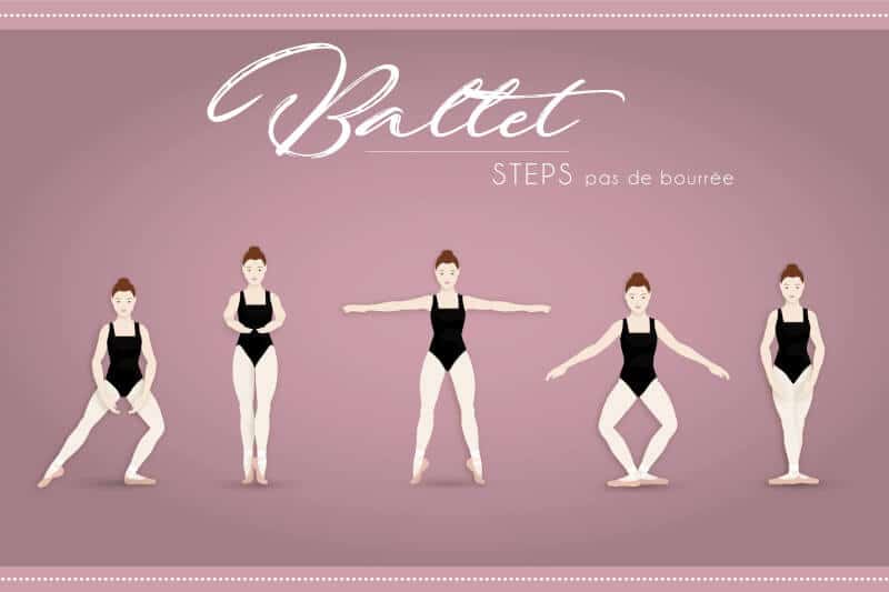Pas de Bourrée, toda la información del movimiento de ballet.