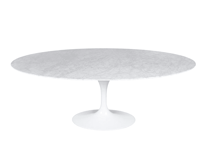 Tulip Oval Marble table - Derlook