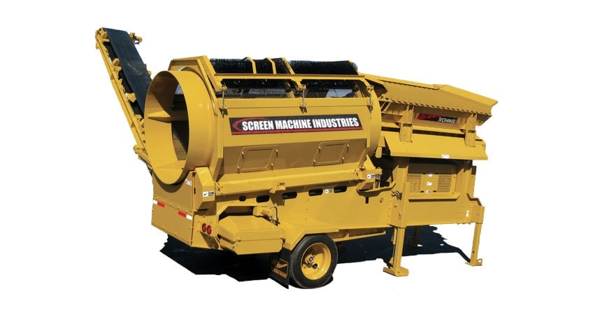 612W Trommel - A Portable Topsoil, Compost & Green Waste Screen ...
