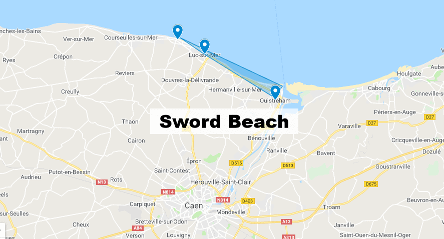 Découvrir Sword Beach : plage du débarquement du 6 juin 1944