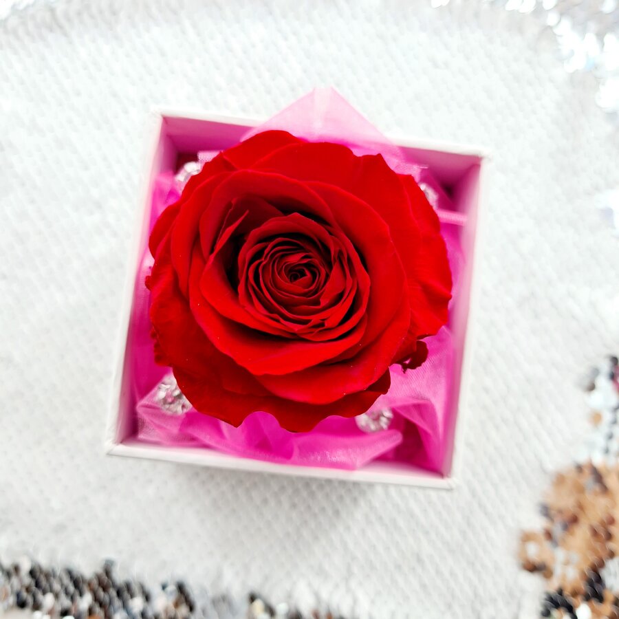 Malý talizman červená ruža - Donáška kvetov