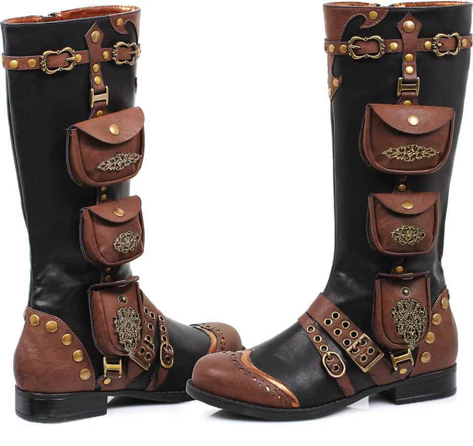 Steampunk Time Traveler Ladies And Gentlemen Costume Boots | Steampunk ...