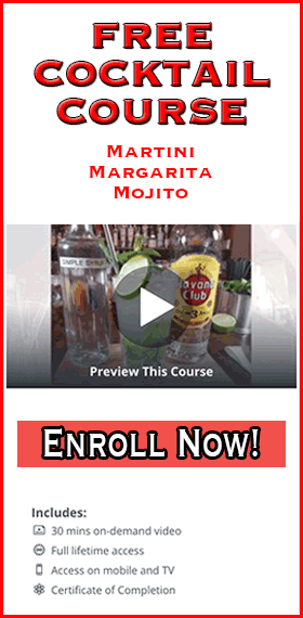 #1 Free Bartender Cheat Sheet on the Net