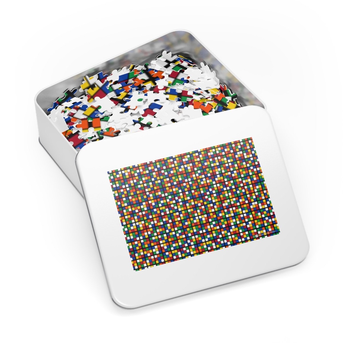 Rubik's Cube Jigsaw Puzzle - Flat Cubes Edition - Challenge Edition