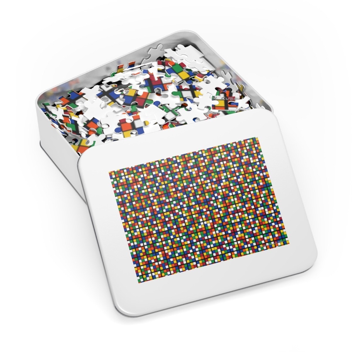 Rubik's Cube Jigsaw Puzzle - Flat Cubes Edition - Challenge Edition