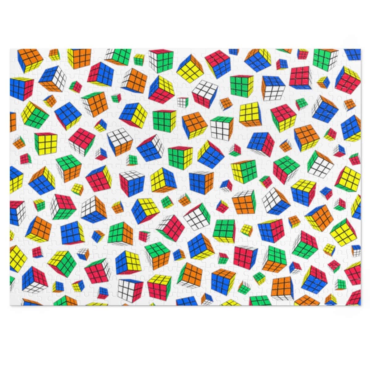 Rubik's Cube Jigsaw Puzzle - Intermediate Edition