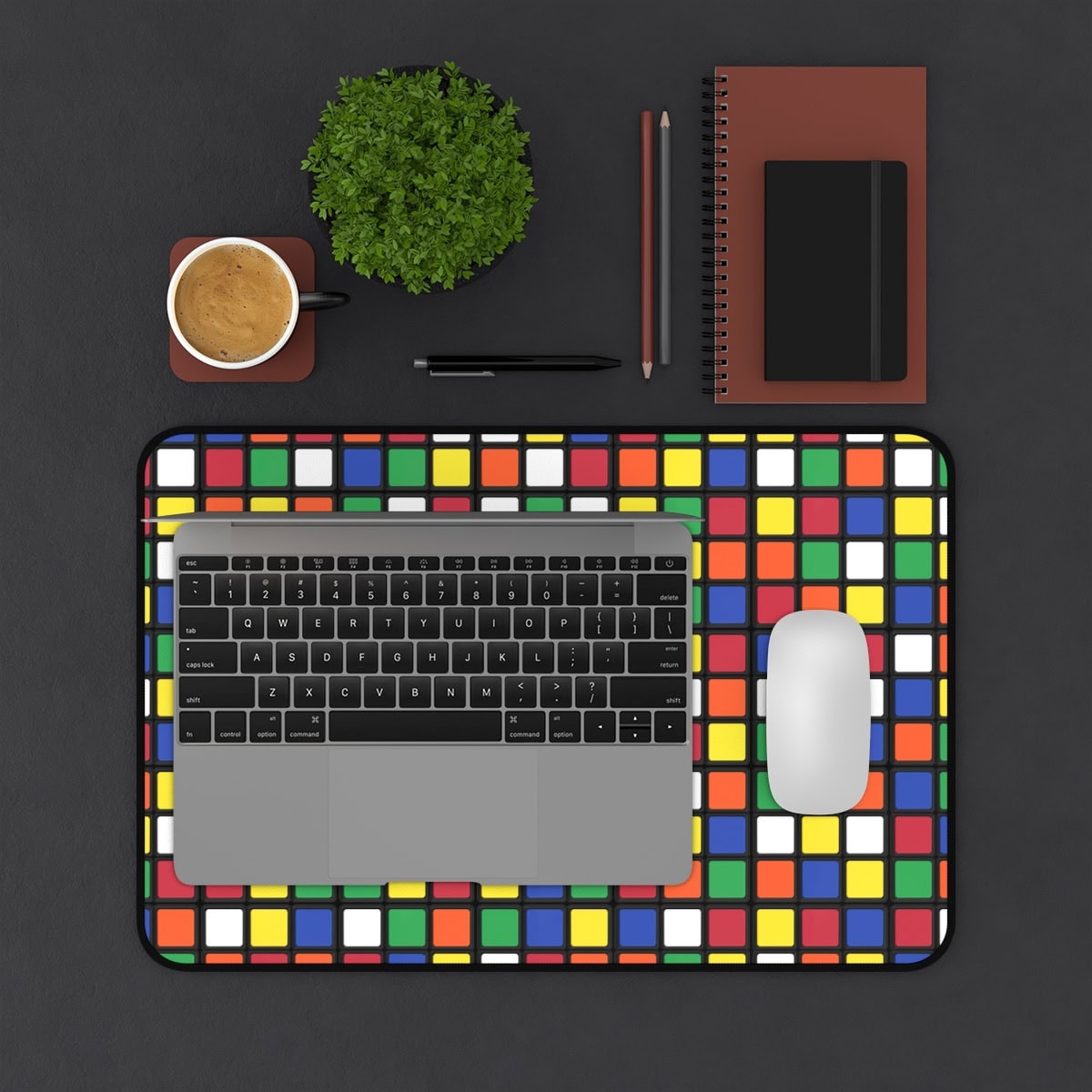 Scrambled Rubik's Cube Desk Mat, Cubing Mat, Speedcubing Competition ...