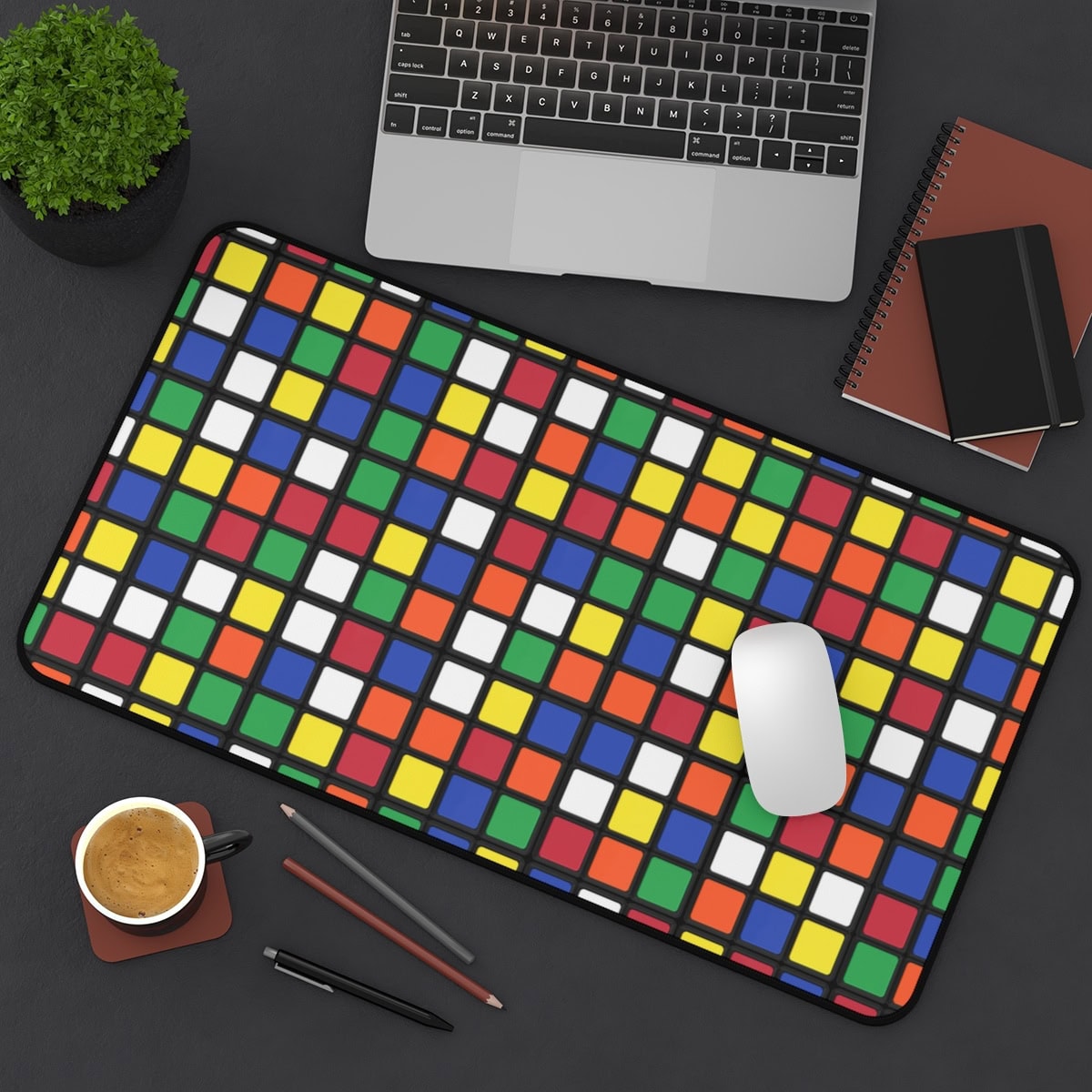 Scrambled Rubik's Cube Desk Mat, Cubing Mat, Speedcubing Competition ...