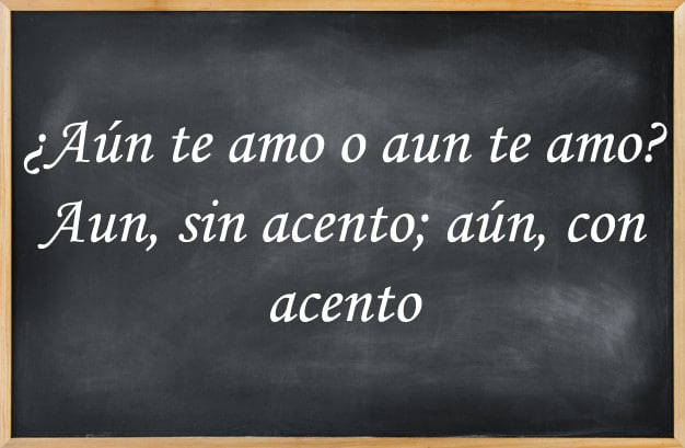 Diferencia entre aun y aún. | Letras al Gusto