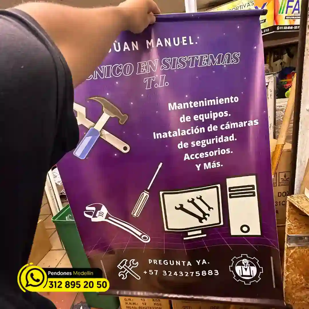 Pendones en Medellin | Diseño e Impresion de Alta Calidad