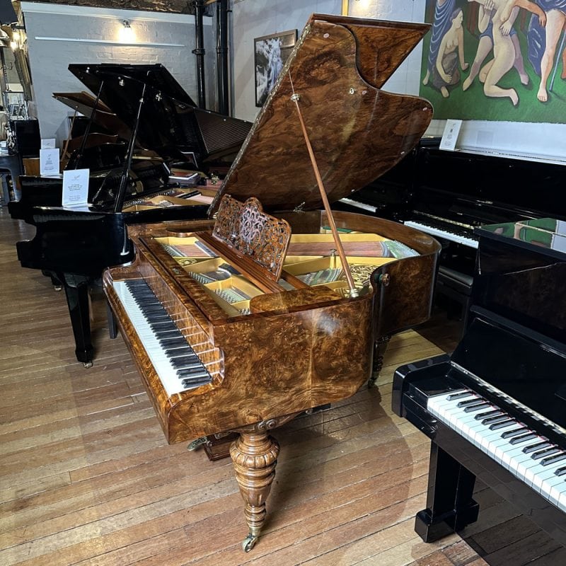 Used | Haake Hannover | Baby Grand Piano | Burr Walnut | SP35635 ...
