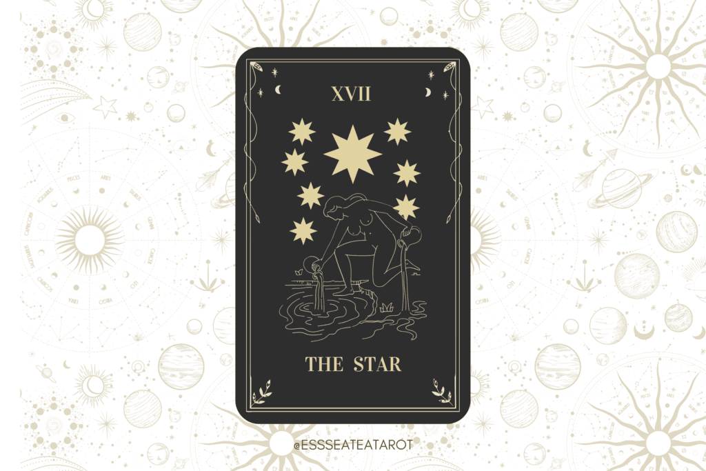Ess Sea Tea Tarot The Star Tarot Card Meaning Upright & Reversed