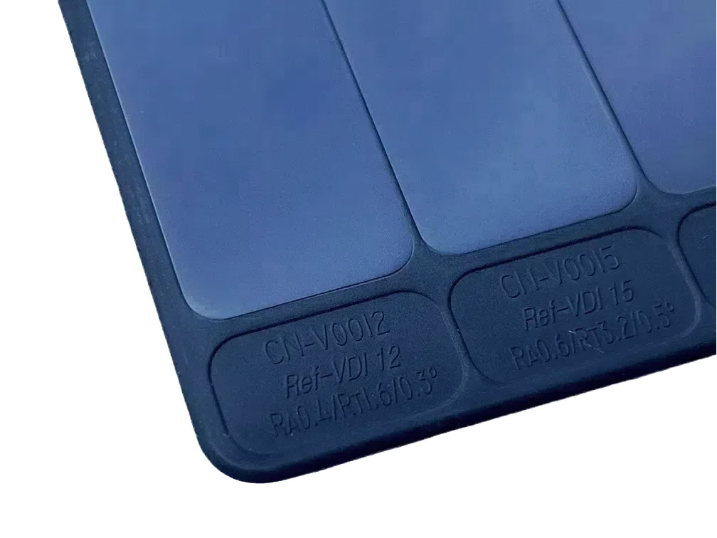 High-Quality VDI 3400 Texture Card - Fast Delivery 2-5 Days | Plastopia