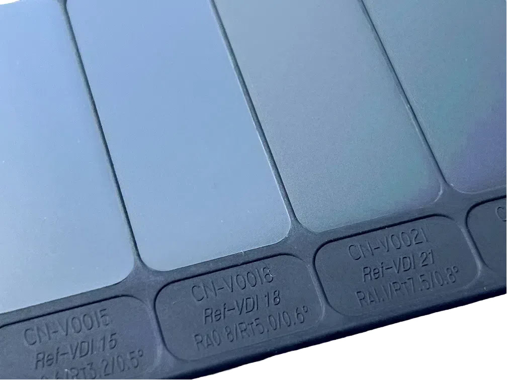 High-Quality VDI 3400 Texture Card - Fast Delivery 2-5 Days | Plastopia