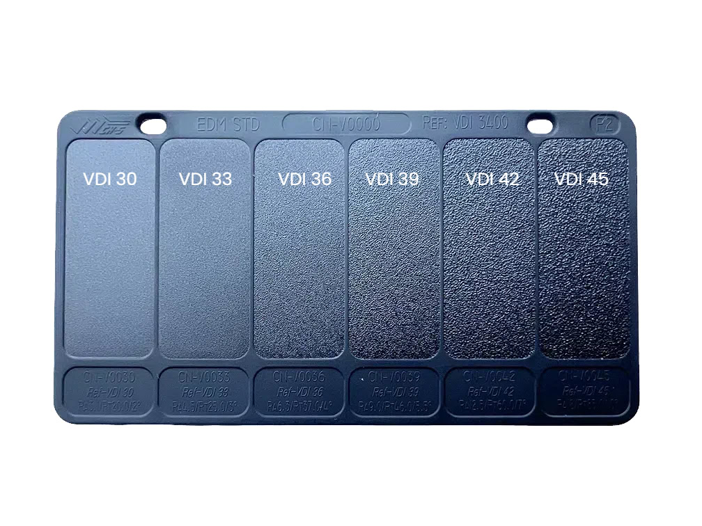 High-Quality VDI 3400 Texture Card - Fast Delivery 2-5 Days | Plastopia