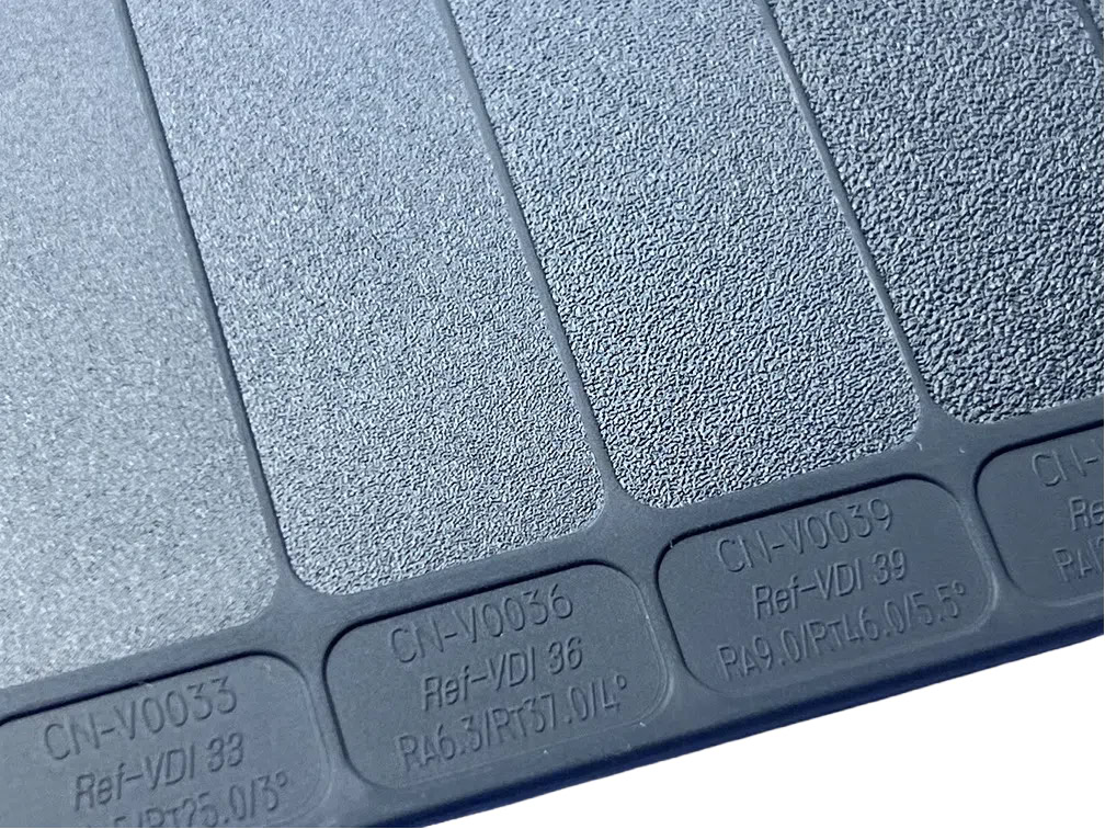 High-Quality VDI 3400 Texture Card - Fast Delivery 2-5 Days | Plastopia