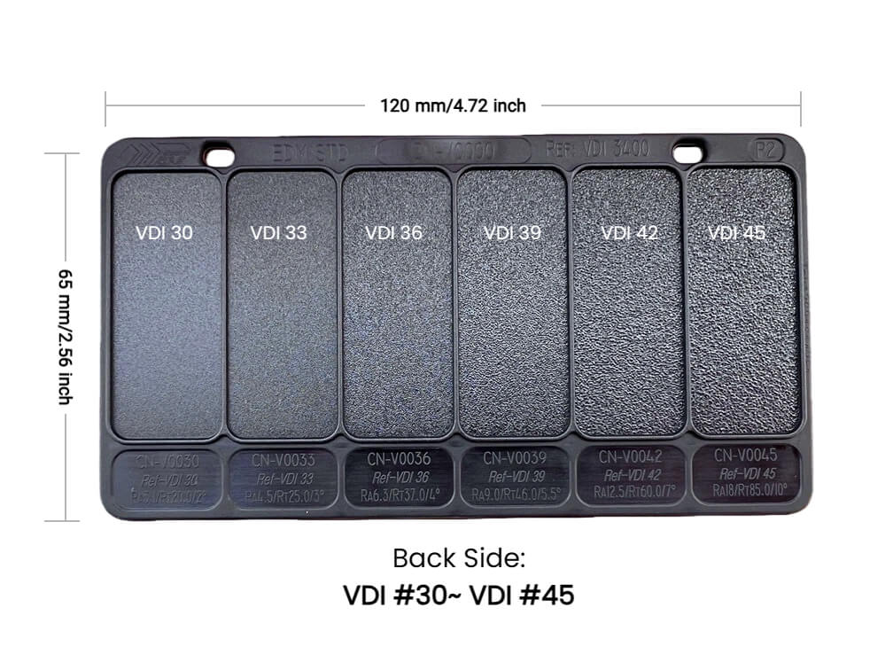 High-Quality VDI 3400 Texture Card - Fast Delivery 2-5 Days | Plastopia