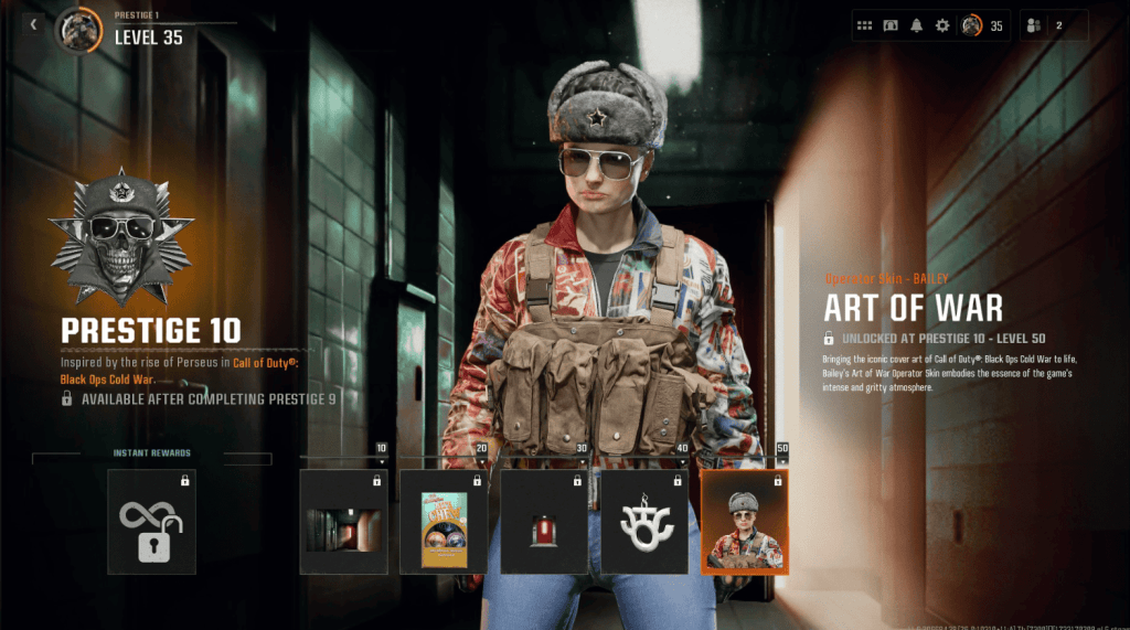 All Black Ops 6 Prestige Level 1000 Rewards, Free Operator Skins, and ...