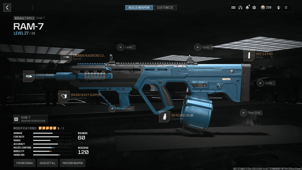 BEST RAM-7 LOADOUT WARZONE SEASON 2 | AR LONG RANGE META CLASS - Detonated