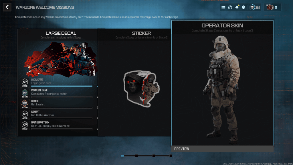 Warzone 4 Year Anniversary Event, Missions and Rewards | “Welcome ...