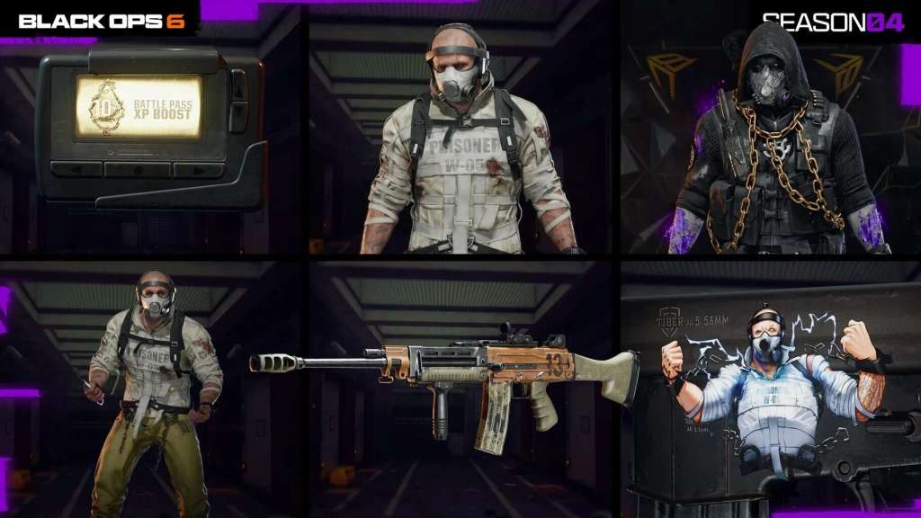 All Black Ops 6 Season 4 Battlepass Tier 1-100 Rewards | Blackcell ...