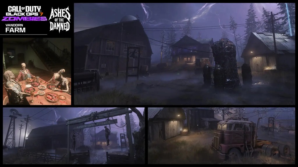 Black Ops 7 Zombies 'Ashes of the Damned' Launch Map Locations, Story ...