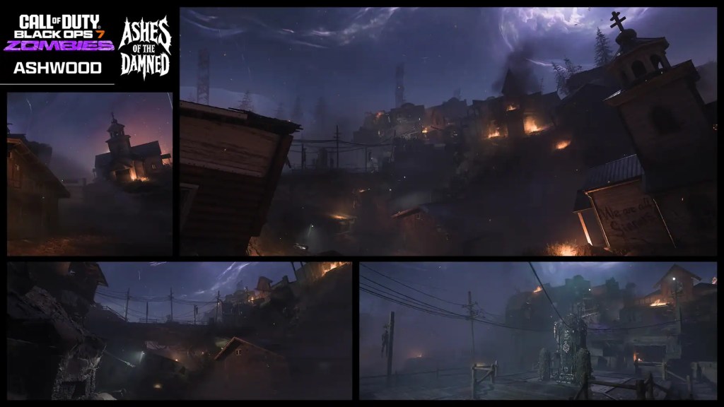 Black Ops 7 Zombies 'Ashes of the Damned' Launch Map Locations, Story ...