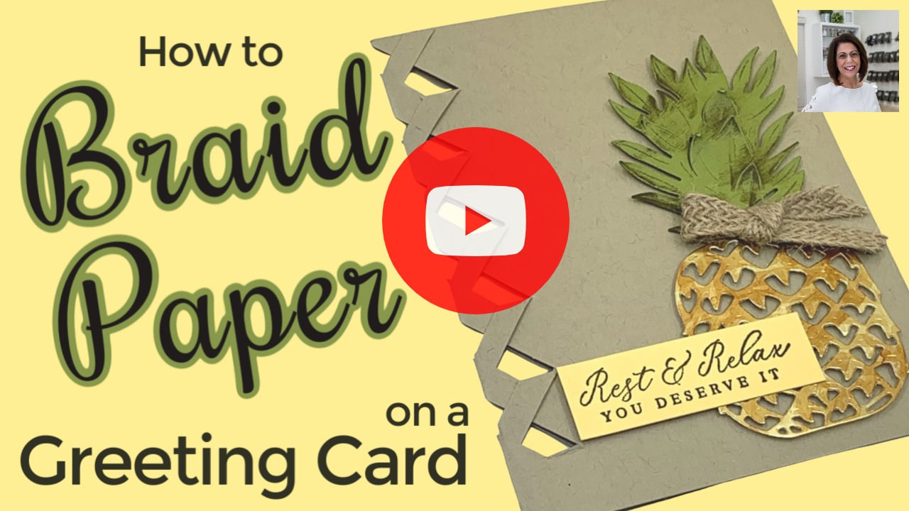 How to Braid Paper on a Greeting Card | You've Got to See This!
